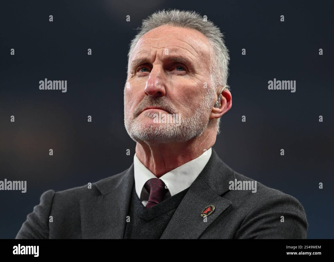 Birmingham, UK. 10th Jan, 2025. Former footballer Alan McInally ahead ...