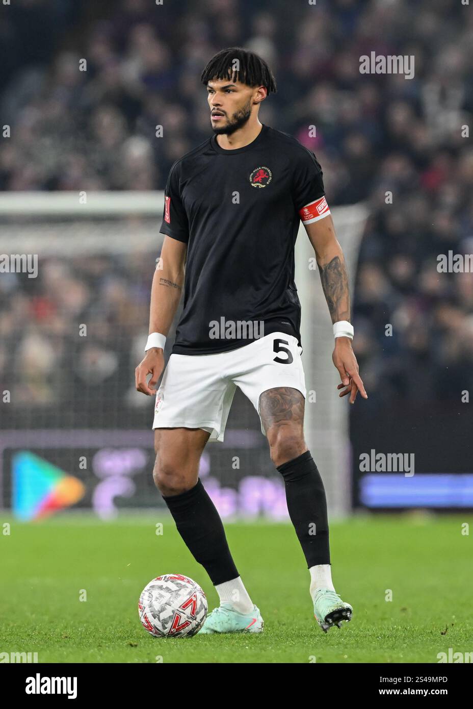 Birmingham, UK. 10th Jan, 2025. Tyrone Mings of Aston Villa during the ...