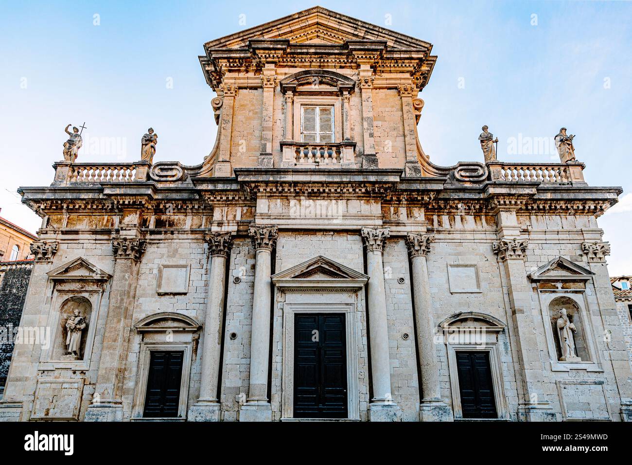 St. Blaise Church: A Baroque Masterpiece Stock Photo - Alamy
