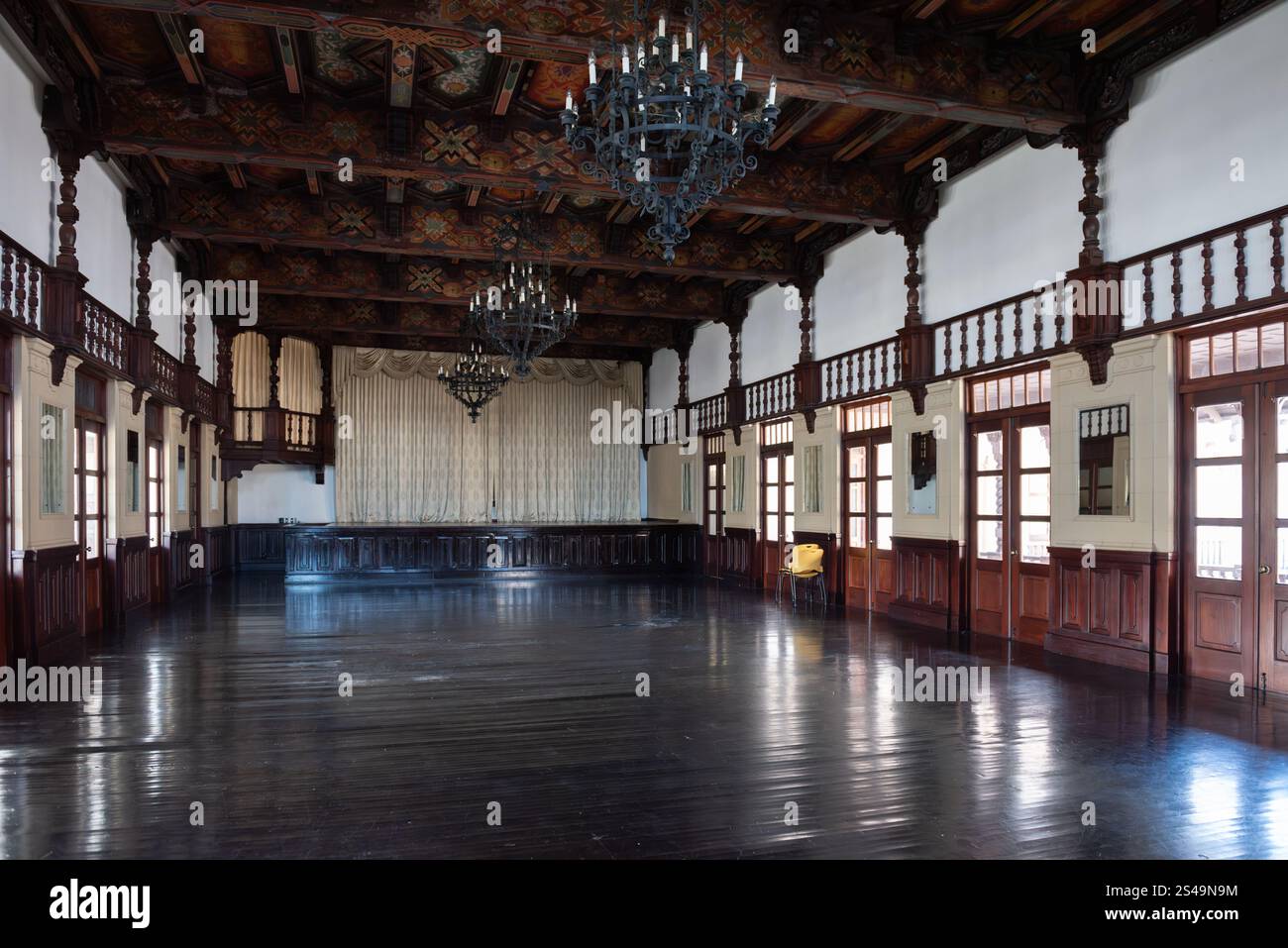 San Juan, Puerto Rico - February 26, 2018: Casa de Espana is the ...