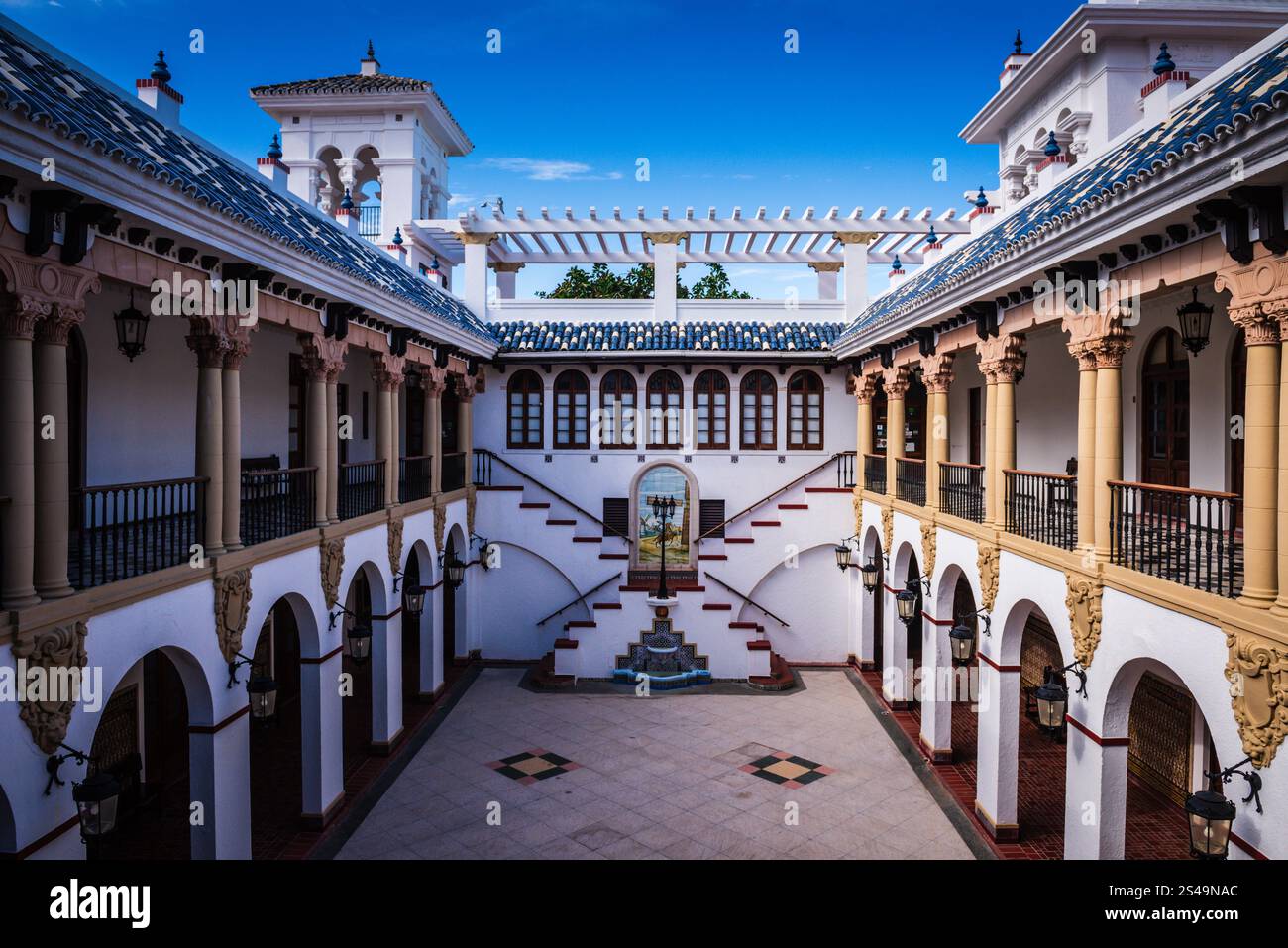 San Juan, Puerto Rico - February 26, 2018: Casa de Espana is the ...