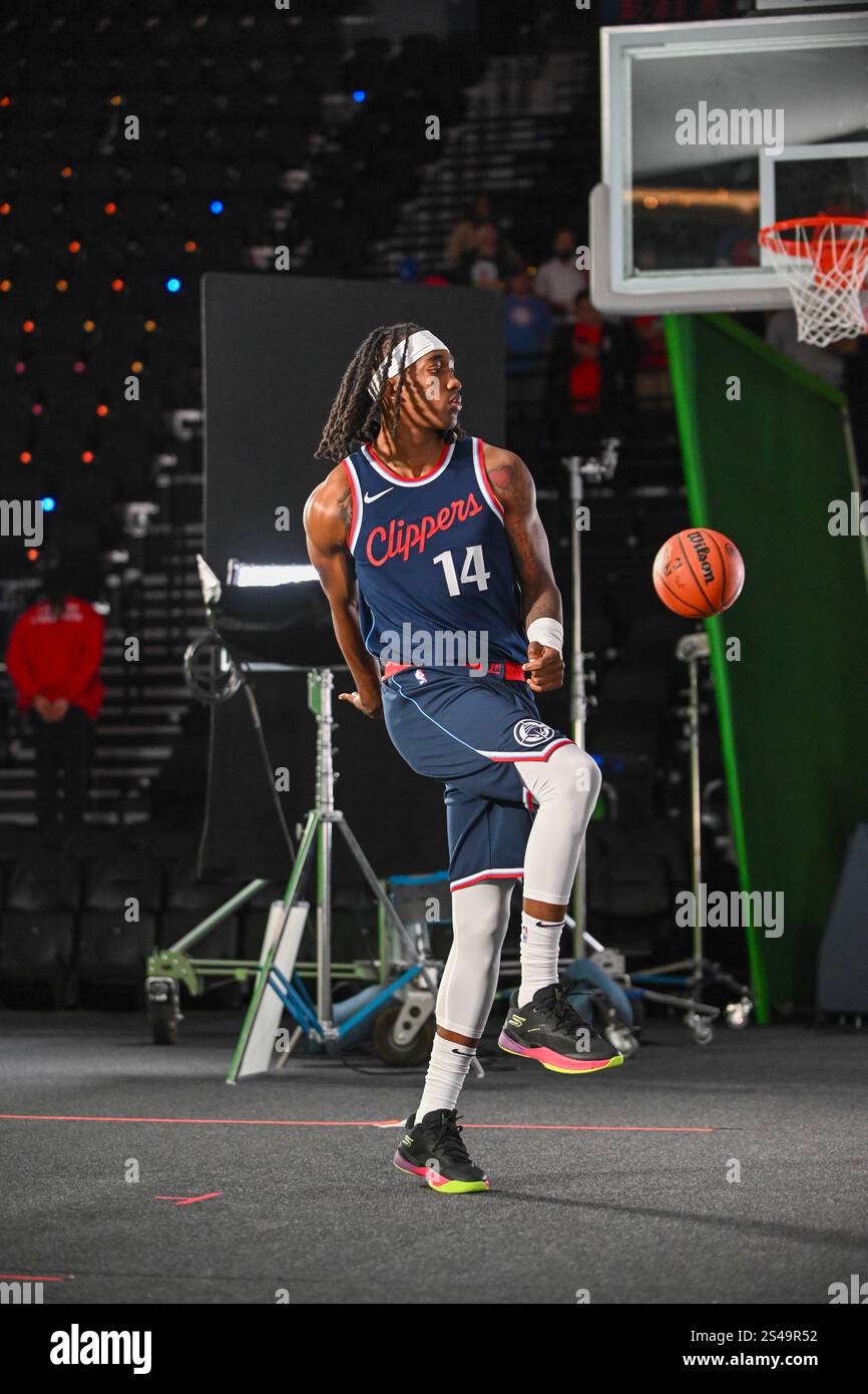 Los Angeles Clippers guard Terance Mann (14) during Los Angeles ...