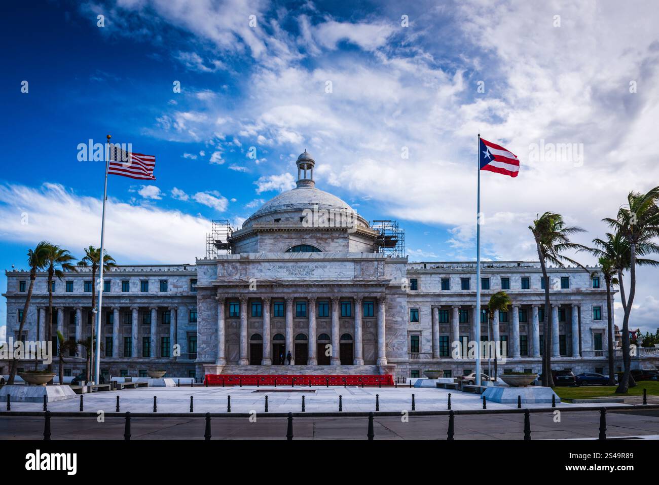 San Juan, Puerto Rico - February 26, 2018: Capitolio de Puerto Rico ...