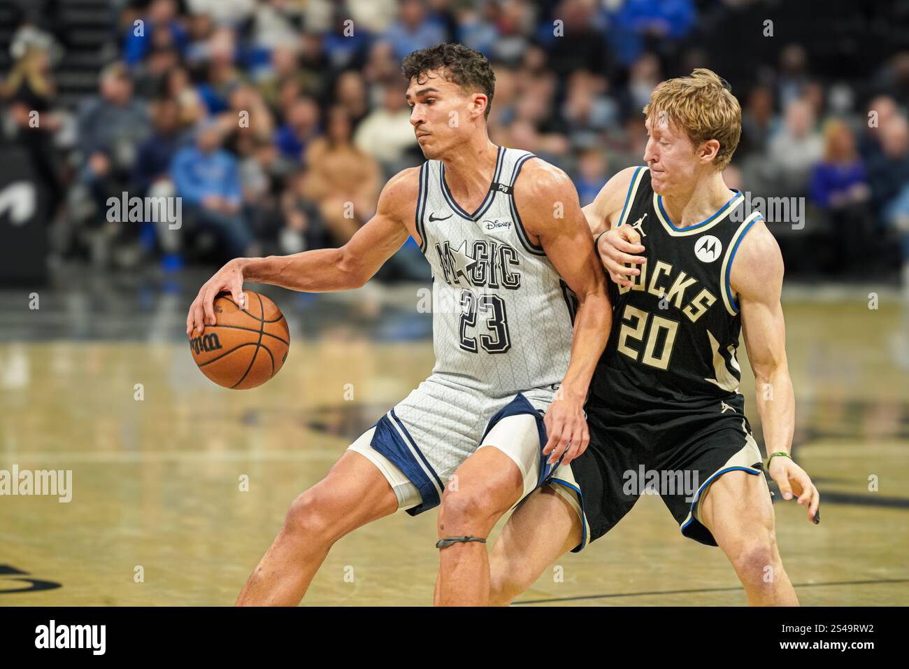 Orlando, Florida, USA, January 10, 2025, Orlando Magic foorward Tristan ...