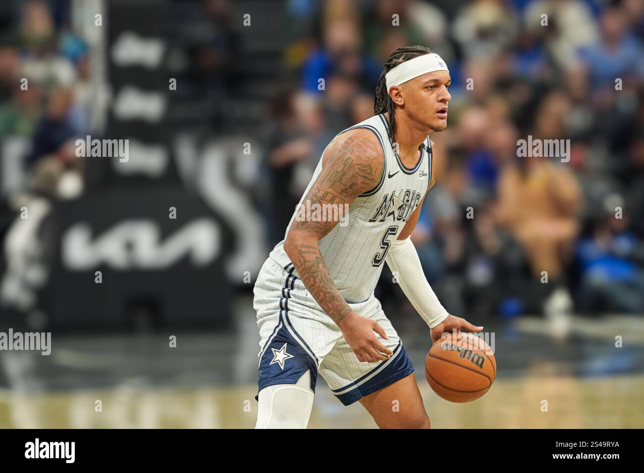 Orlando, Florida, USA, January 10, 2025, Orlando Magic forward Paolo ...