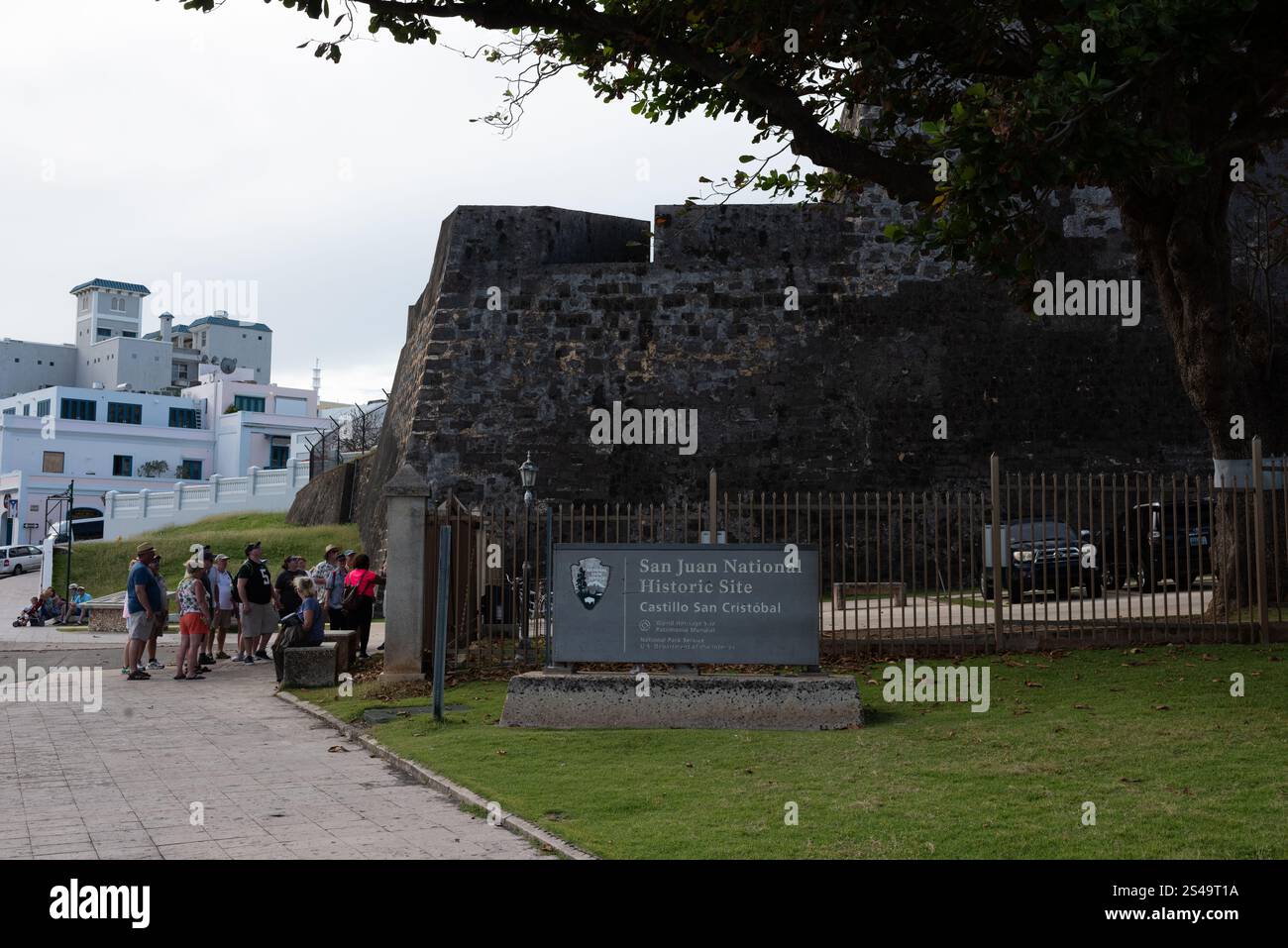 San Juan, Puerto Rico - February 26, 2018: Castillo San Cristóbal is a ...