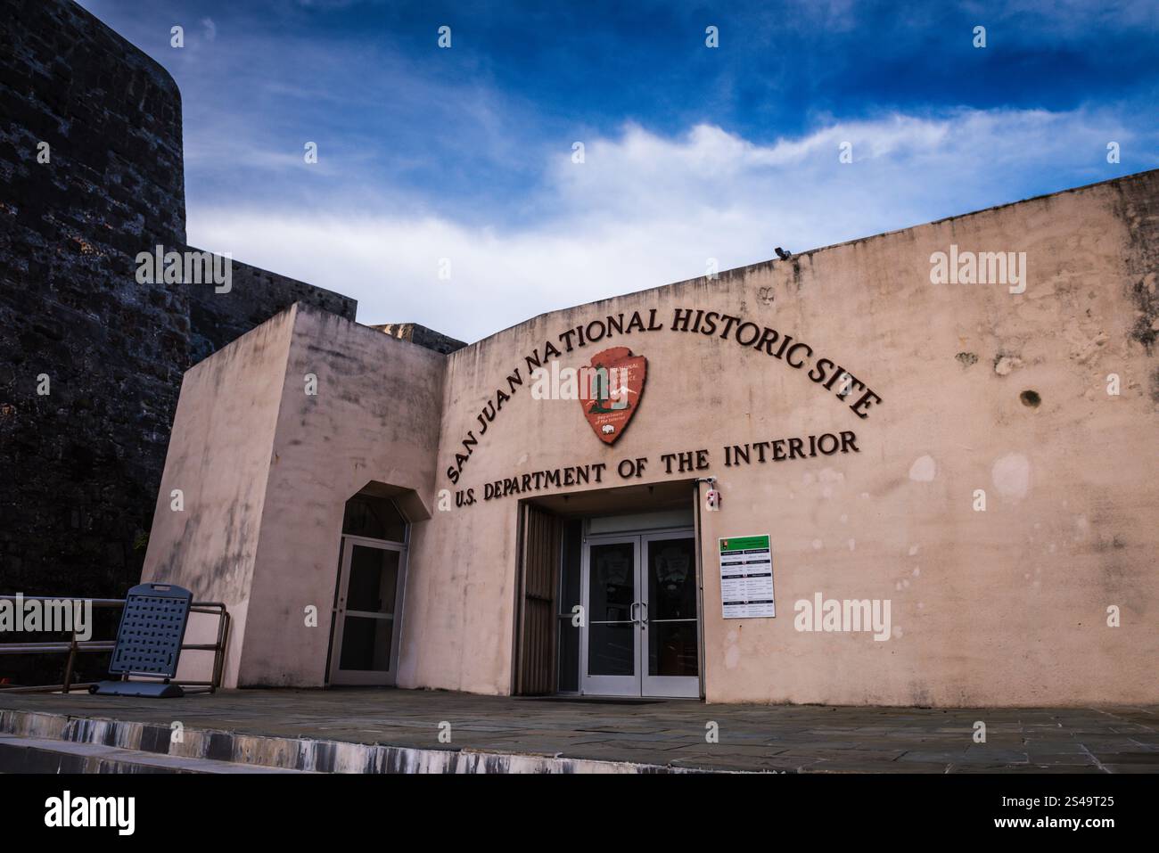 San Juan, Puerto Rico - February 26, 2018: Castillo San Cristóbal is a ...