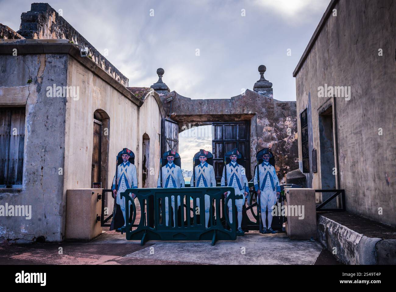 San Juan, Puerto Rico - February 26, 2018: Castillo San Cristóbal is a ...