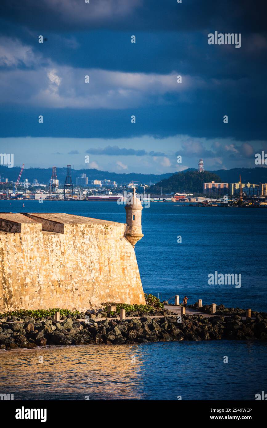 San Juan, Puerto Rico - February 27, 2018: Iconic image of El Morro ...