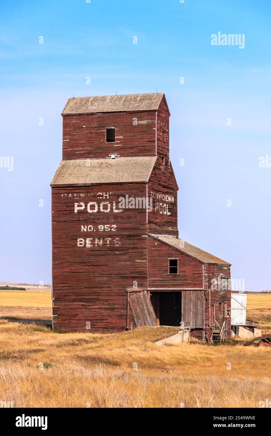 Prairie grain elevators once dotted western Canada, storage for farmers ...