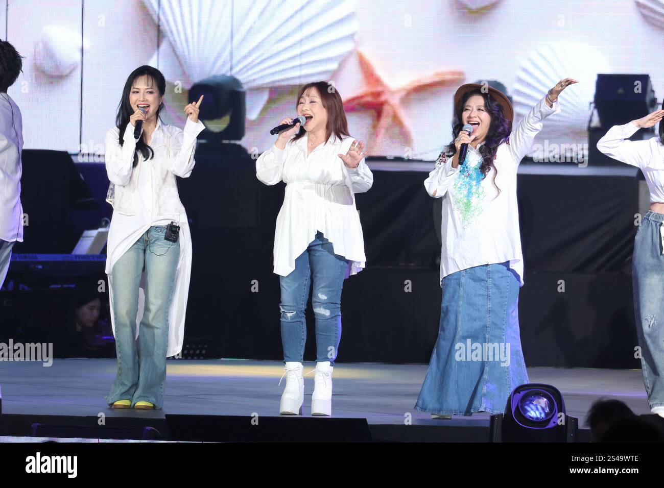 TAIPEI, CHINA - JANUARY 10, 2025 - Taiwanese singers attend folk song ...