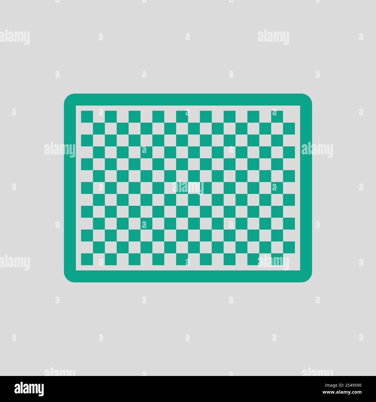 Icon of photo camera sensor. Gray background with green. Vector ...