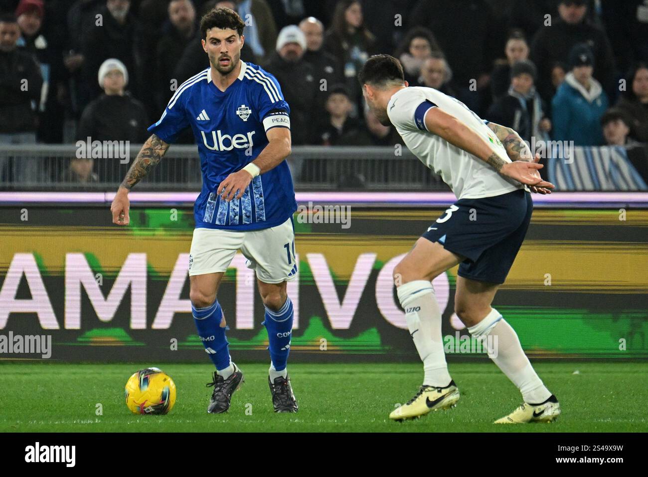 Rome, Italy. 10th Jan, 2025. Patrick Cutrone of Como during the Serie A match between Lazio v ...