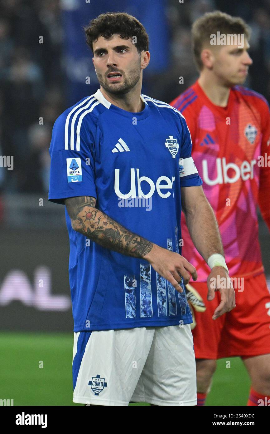 Rome, Italy. 10th Jan, 2025. Patrick Cutrone of Como during the Serie A match between Lazio v ...