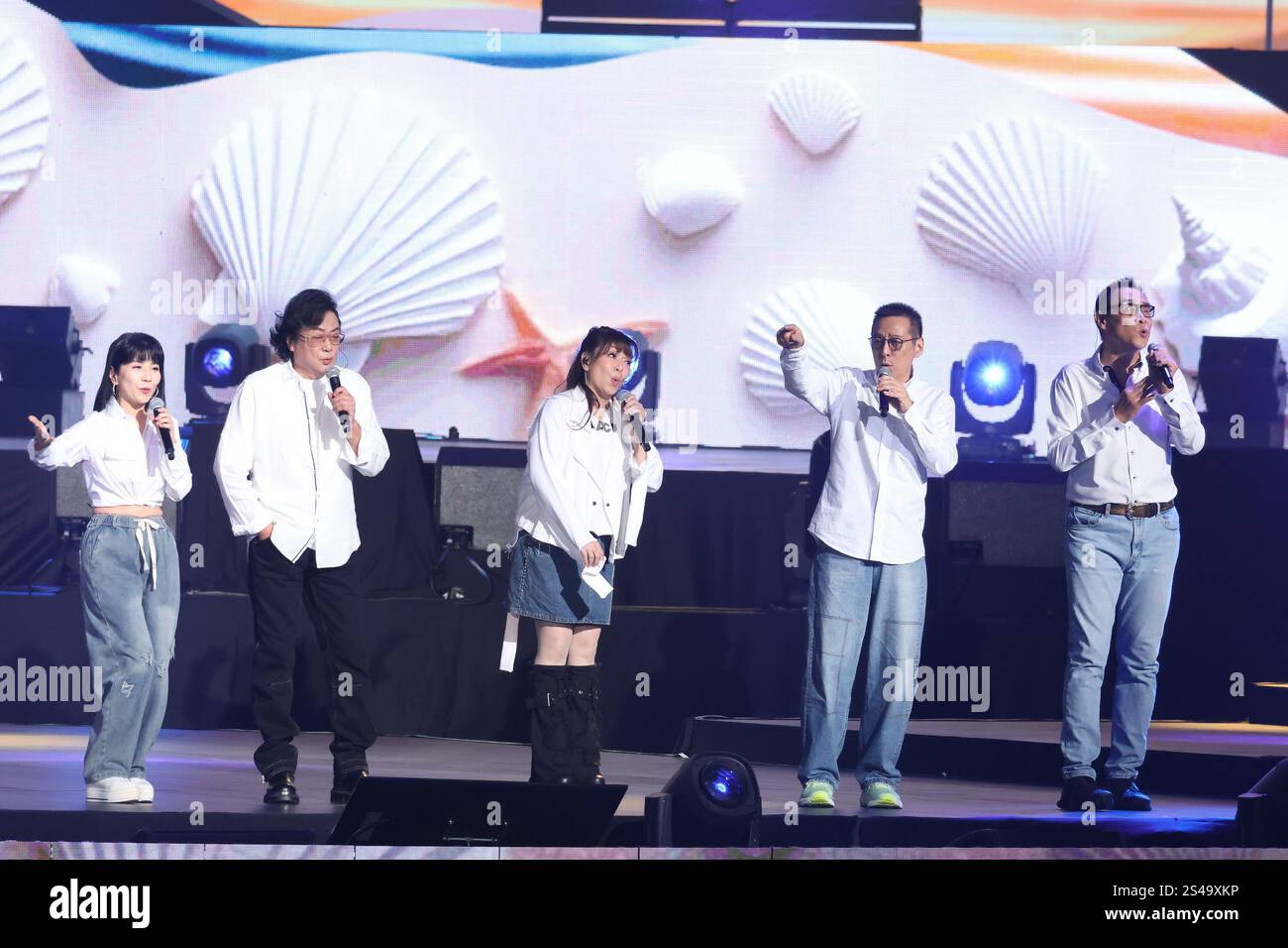 TAIPEI, CHINA - JANUARY 10, 2025 - Taiwanese singers attend folk song ...