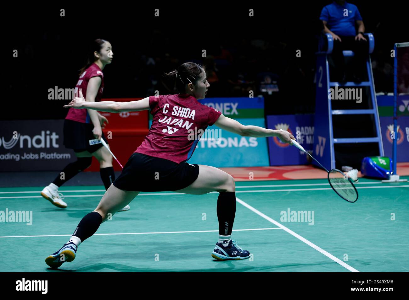 Kuala Lumpur, Malaysia. 10th Jan, 2025. Misaki Matsutomo and Chiharu ...