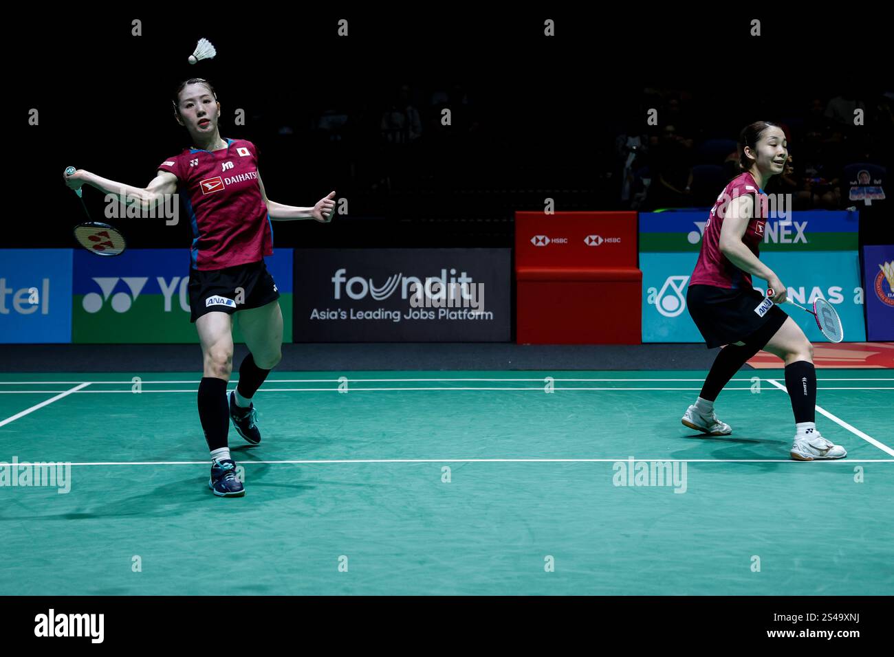 Kuala Lumpur, Malaysia. 10th Jan, 2025. Misaki Matsutomo and Chiharu ...