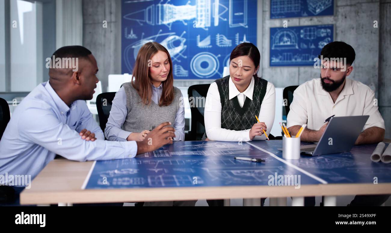 Mechanical Part Design Blueprint. Technical Document Paper Stock Photo ...