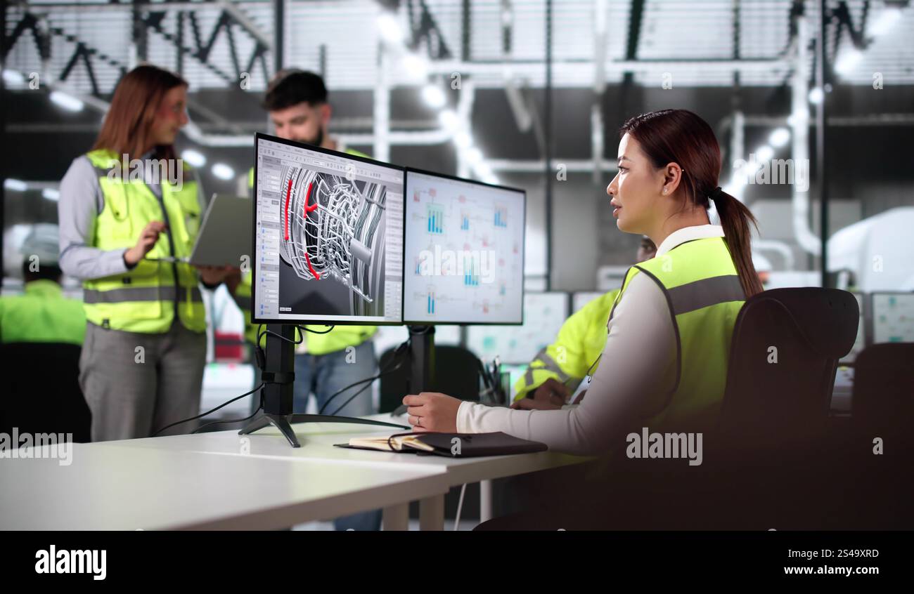Automation semiconductor manufacturing 3d hi-res stock photography and ...