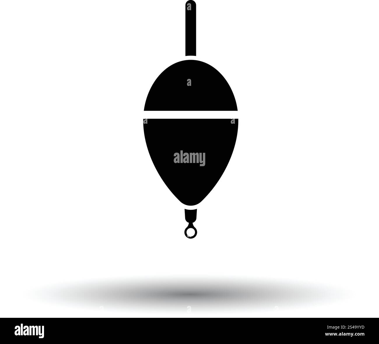 Icon of float . White background with shadow design. Vector ...