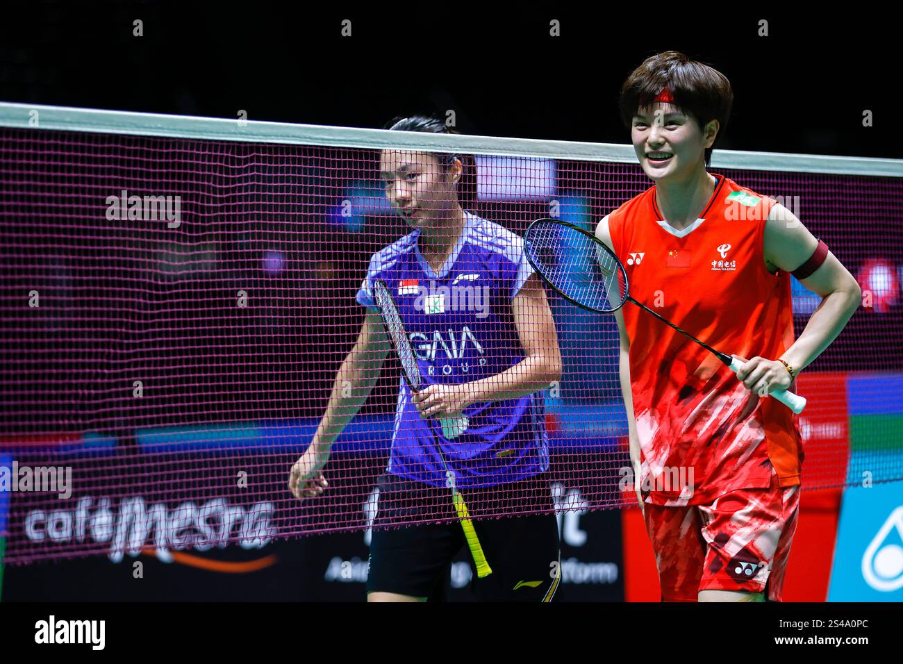 Kuala Lumpur, Malaysia. 10th Jan, 2025. Wang Zhi Yi of China (R ...