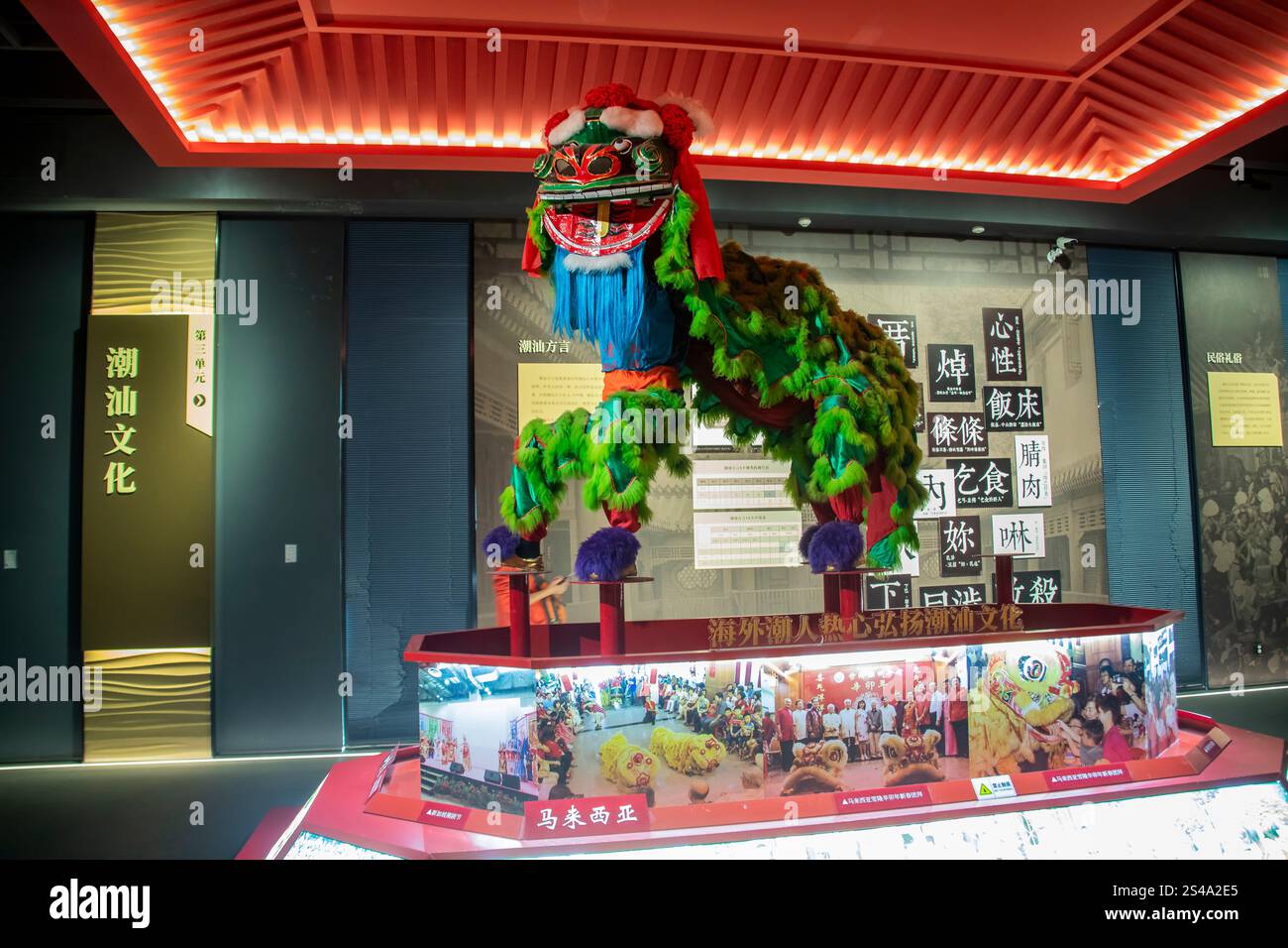 Shantou China 18th Dec 2024: the Lion Dance exhibition in Chaoshan ...