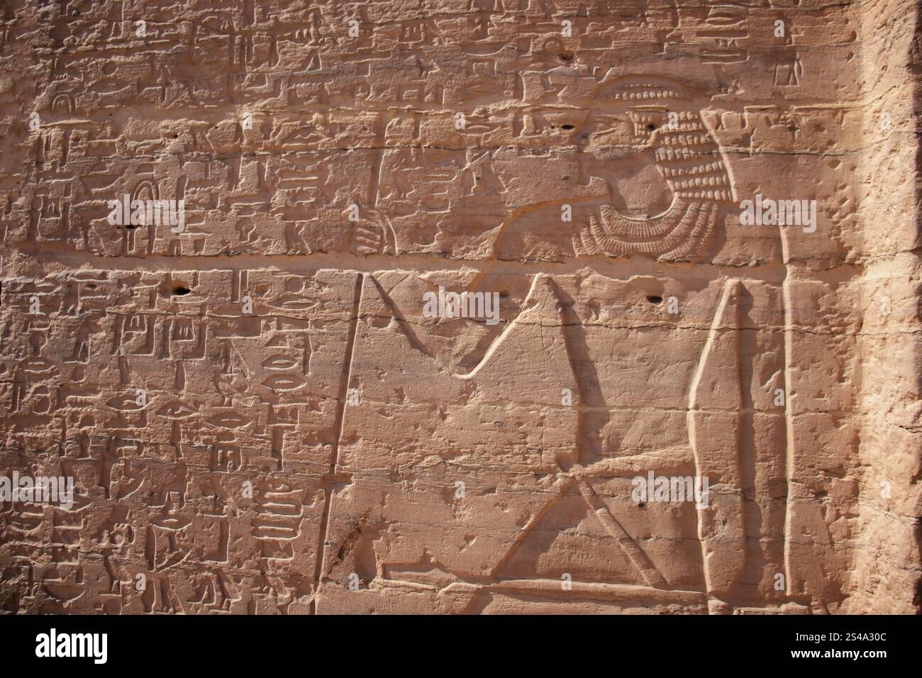 Ancient egyptian Tombs of the Nobles (Qubbet el-Hawa) in Aswan Stock ...