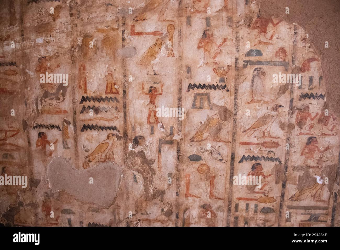 Ancient egyptian Tombs of the Nobles (Qubbet el-Hawa) in Aswan Stock ...