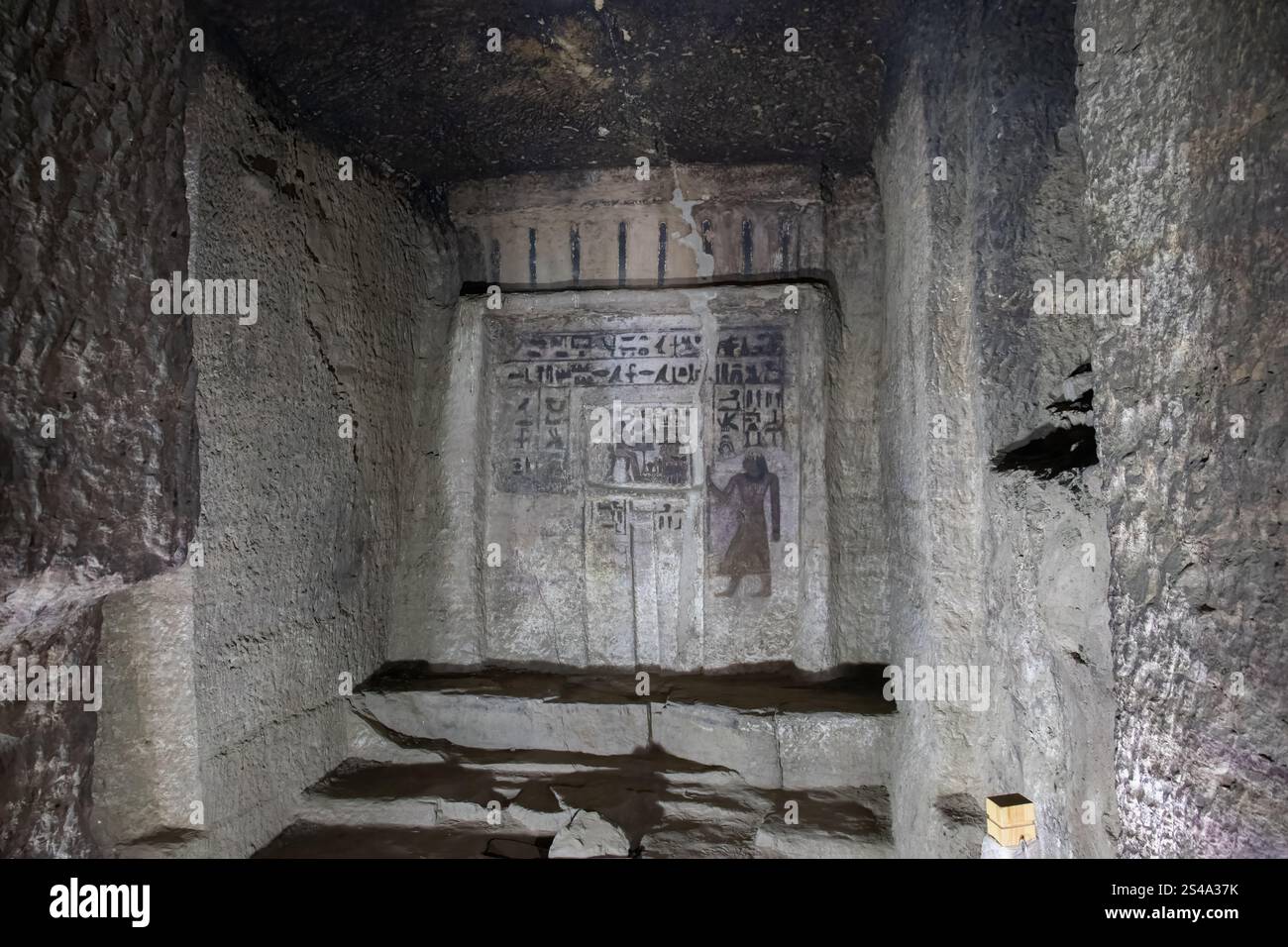 Ancient egyptian Tombs of the Nobles (Qubbet el-Hawa) in Aswan Stock ...