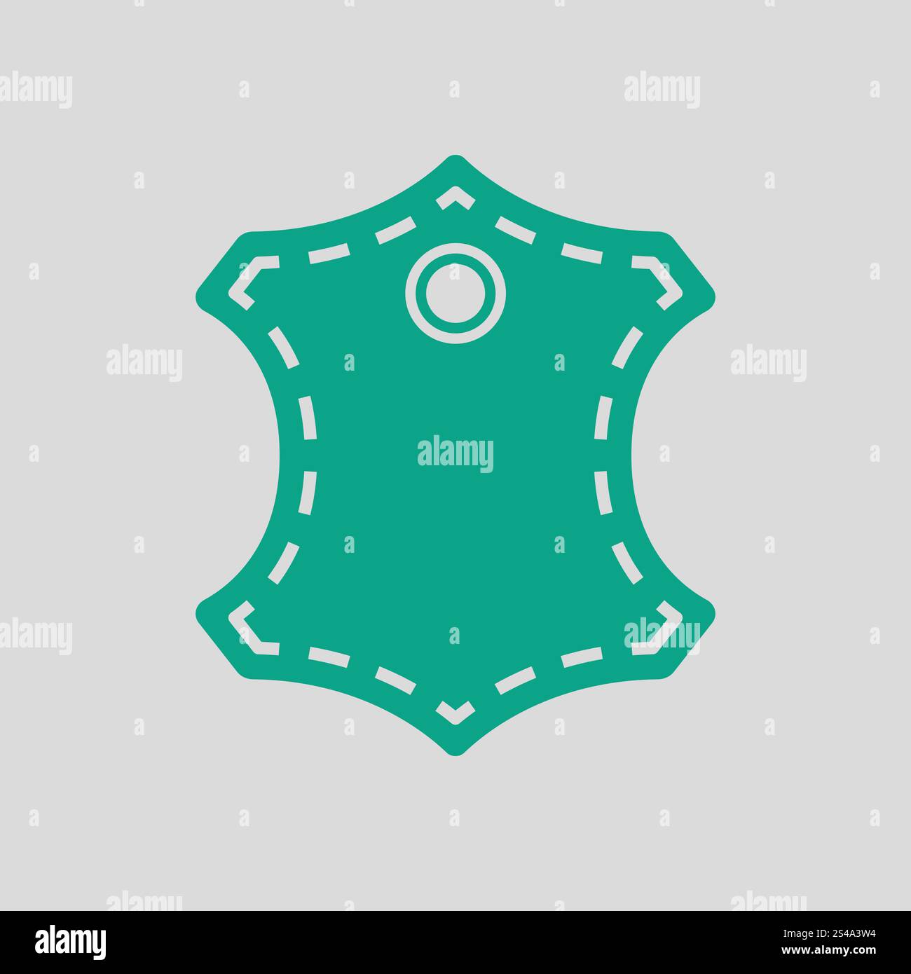 Leather sign icon. Gray background with green. Vector illustration ...