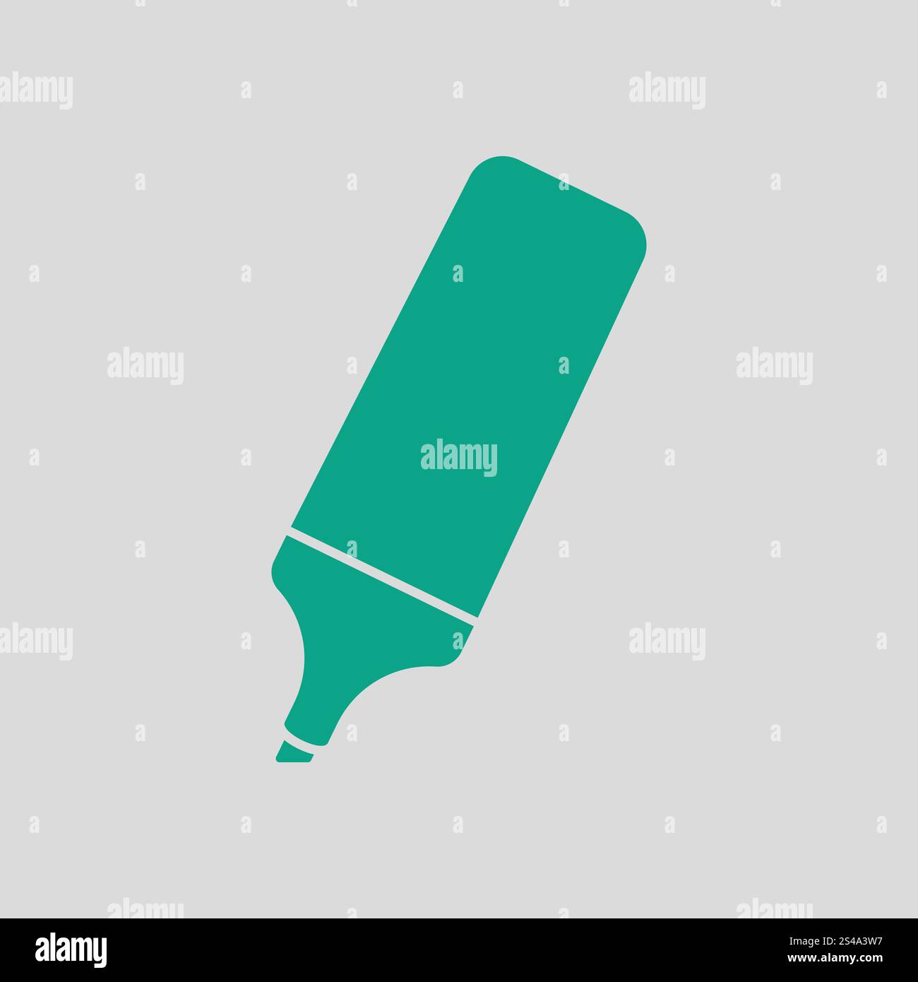 Marker icon. Gray background with green. Vector illustration Stock ...