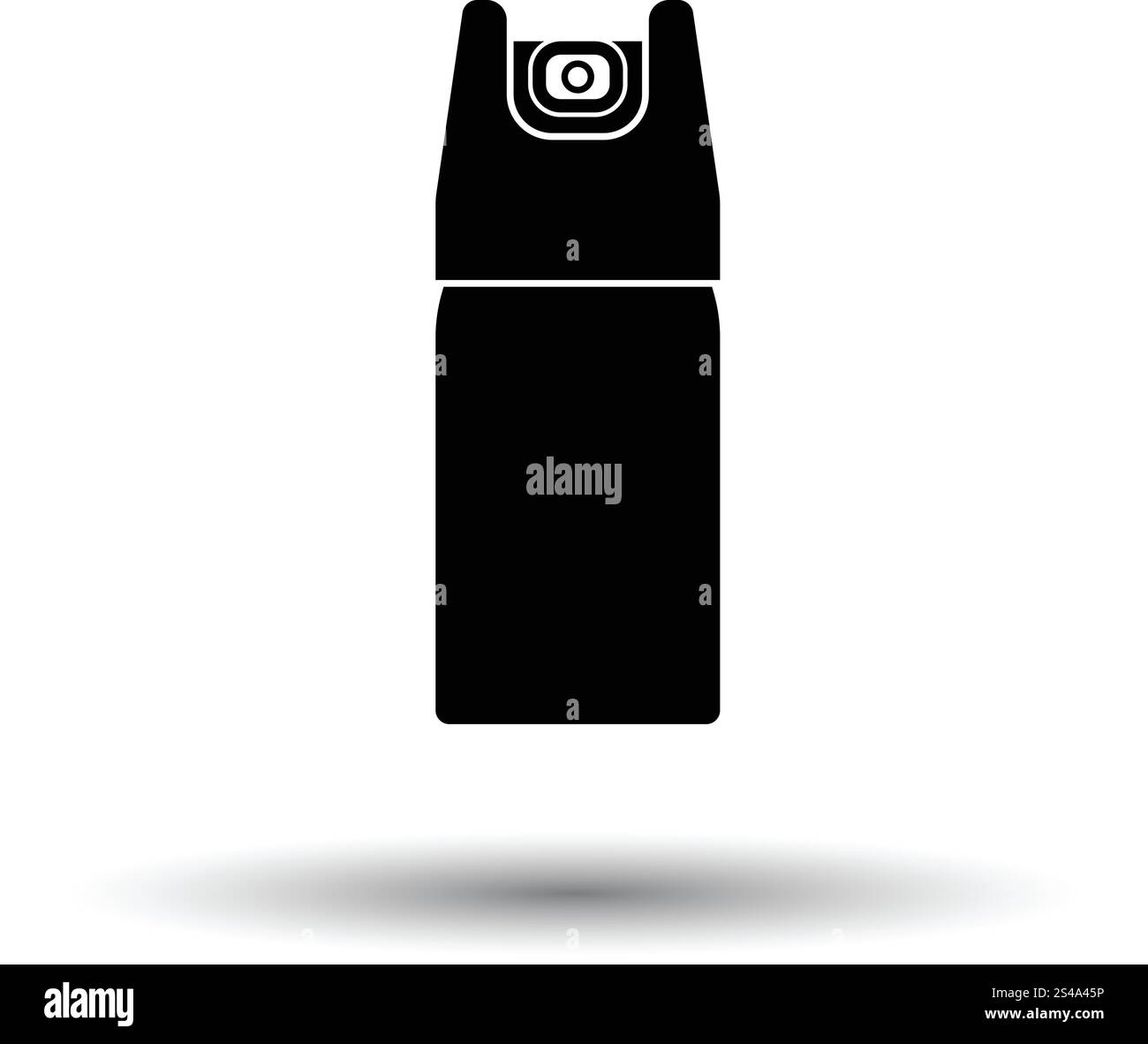 Pepper spray icon. White background with shadow design. Vector ...