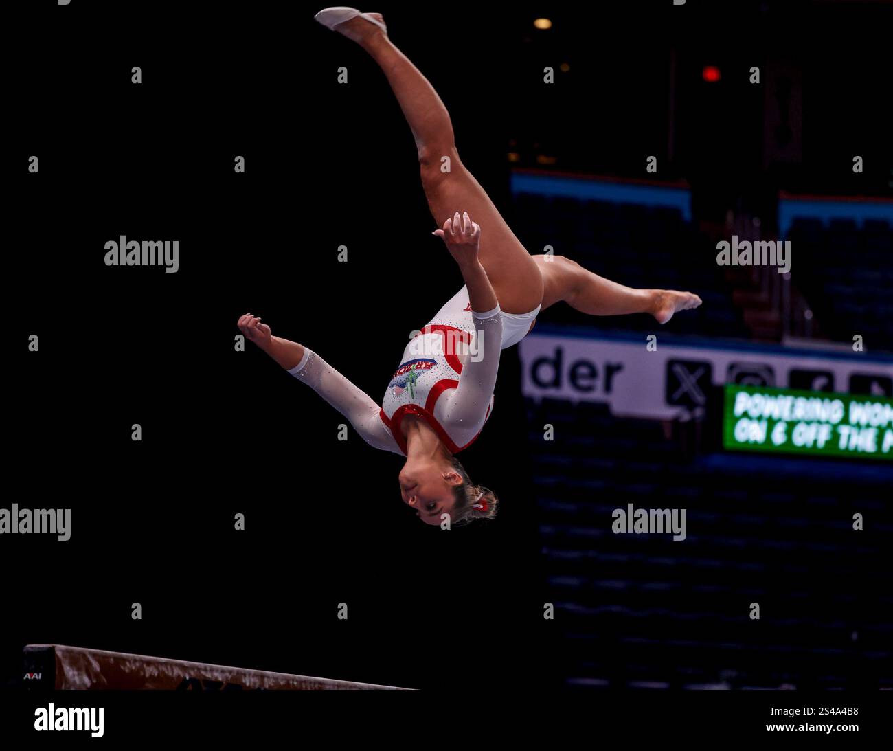 January 10, 2025: Arizona's Emma Strom on the balance beam during ...