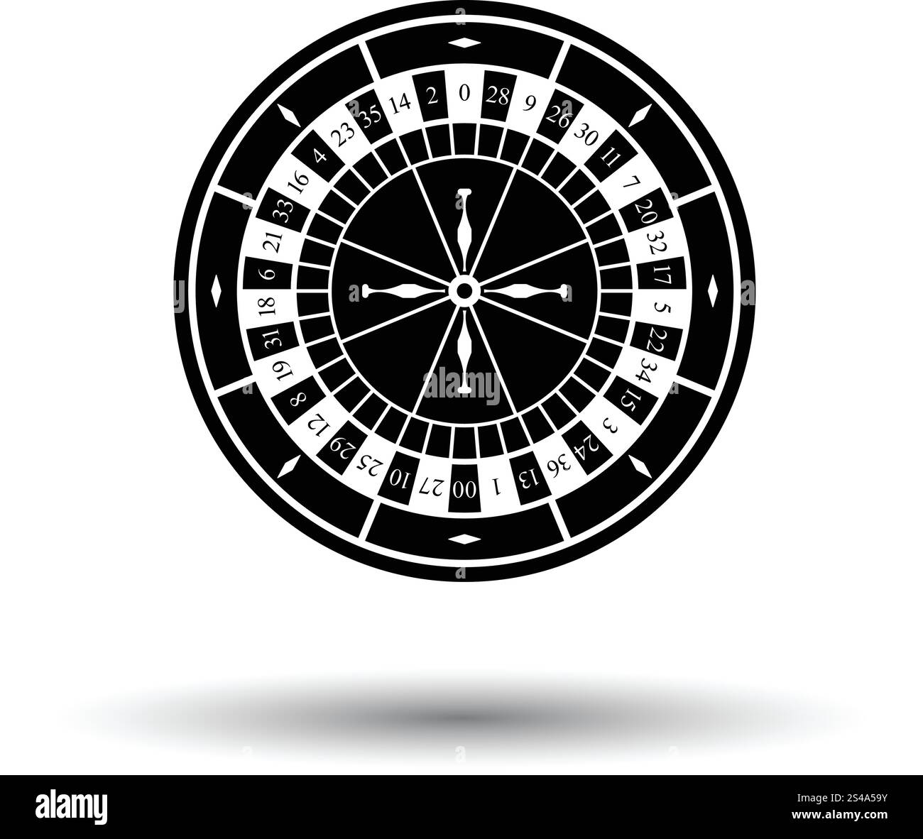 Computer memory icon. White background with shadow design. Vector ...