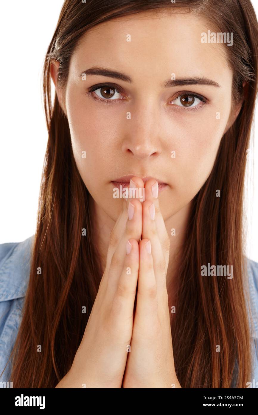Woman seeking forgiveness hi-res stock photography and images - Alamy