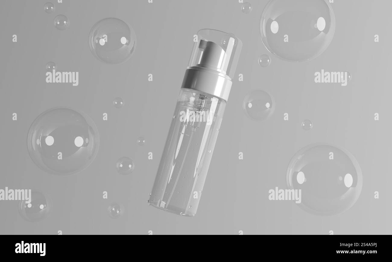 Soap foam on light Black and White Stock Photos & Images - Alamy