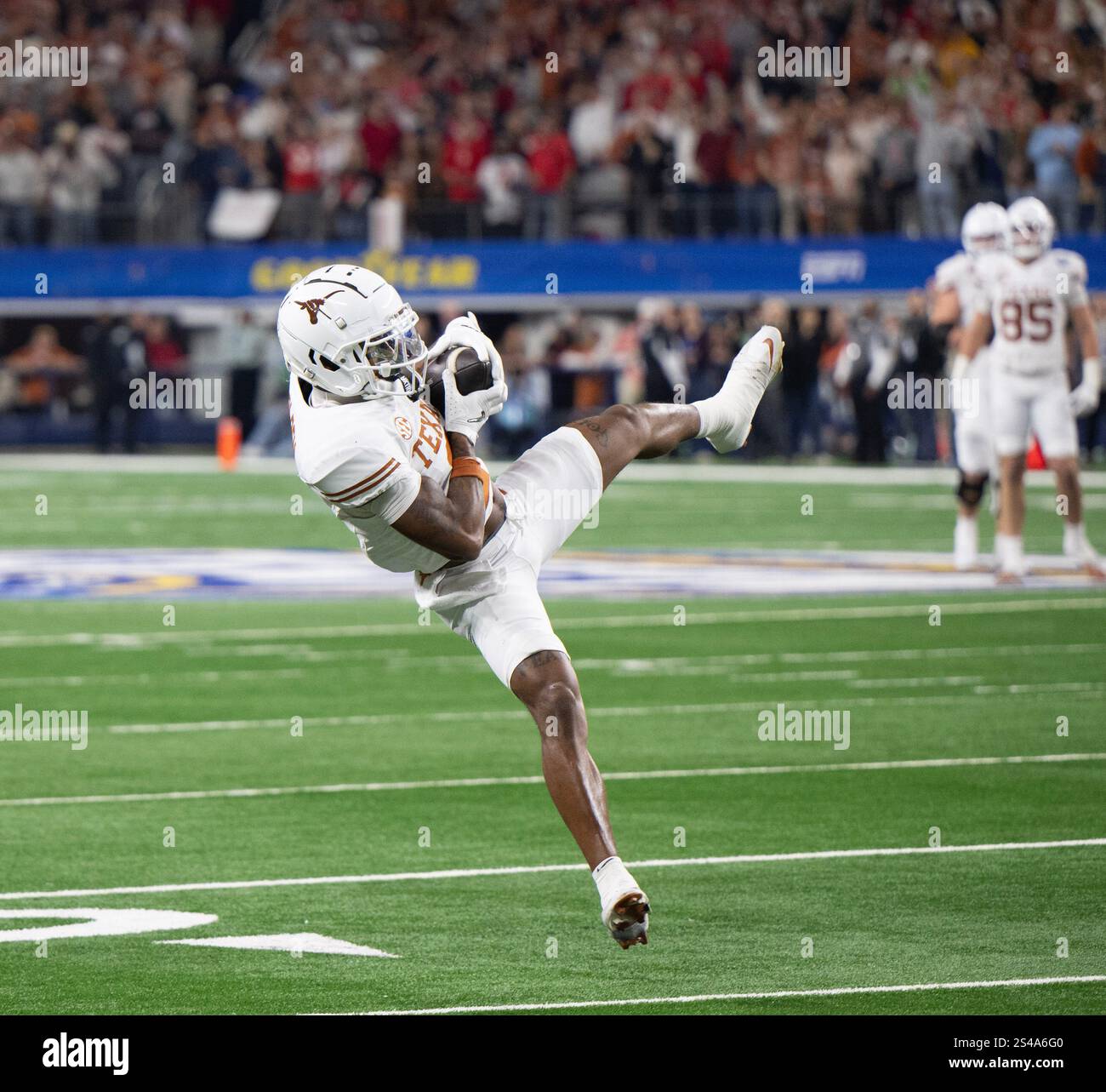 January 10, 2025, Arlington, Texas, U.S.A: Texas player #2 WR MATHEW ...