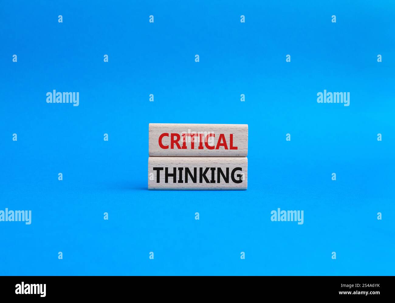 Critical thinking symbol. Wooden blocks with words Critical thinking ...