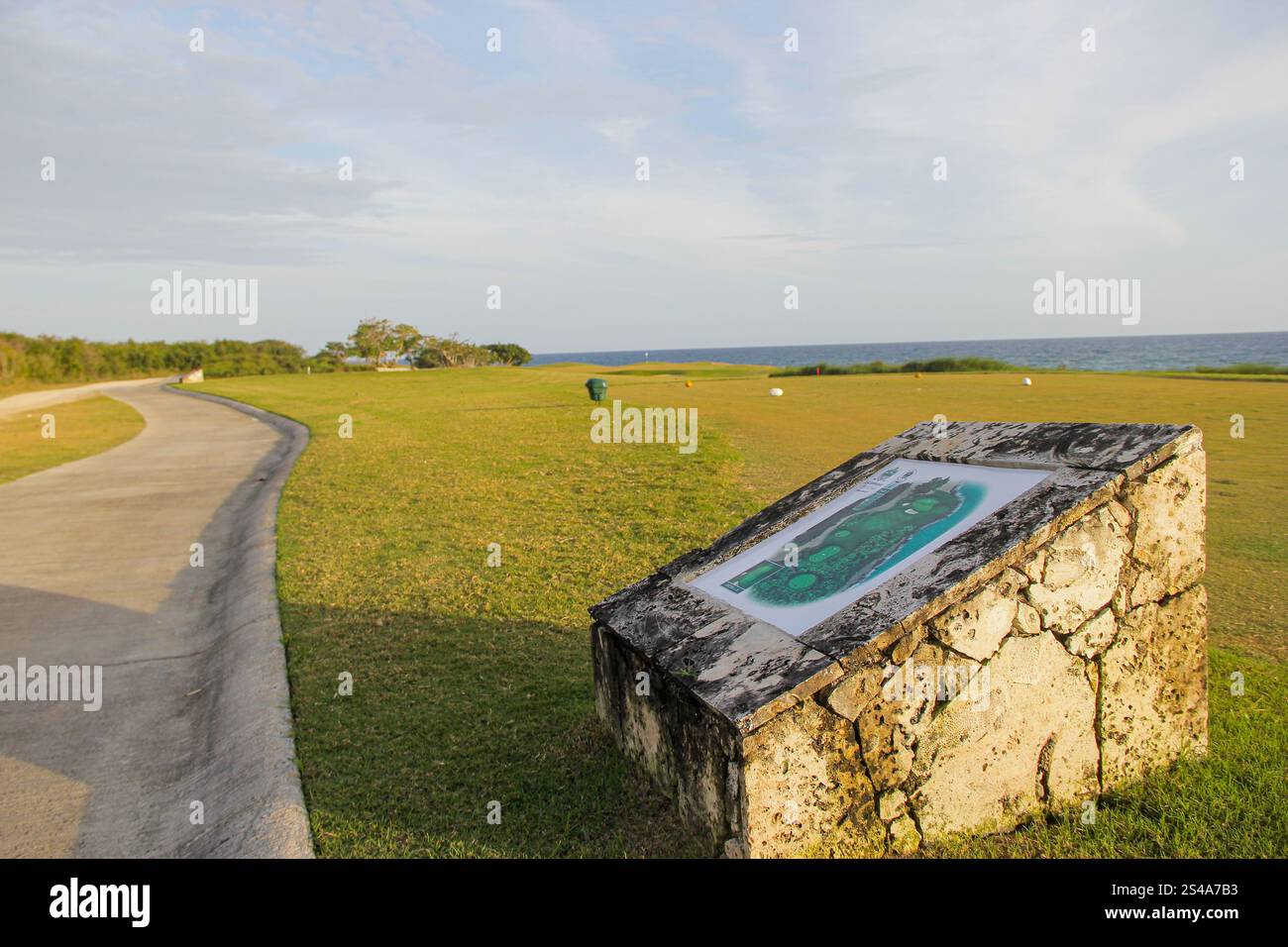 Romana, Dominican Republic - march 17 2018 - Outdoor area of PLAYA ...