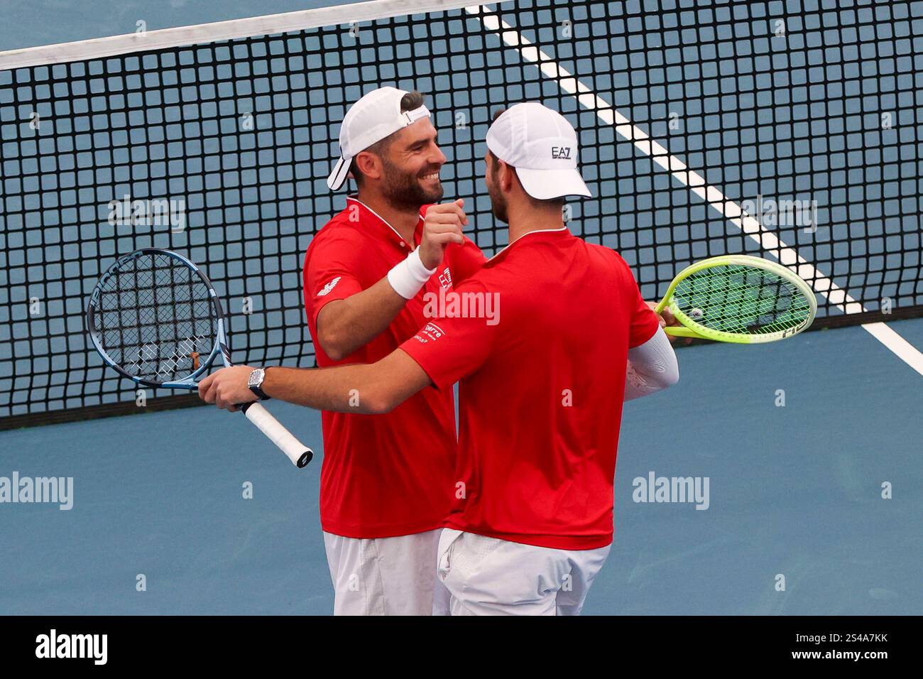 Adelaide, Australia. 11th Jan, 2025. Simone Bolelli and Andrea ...