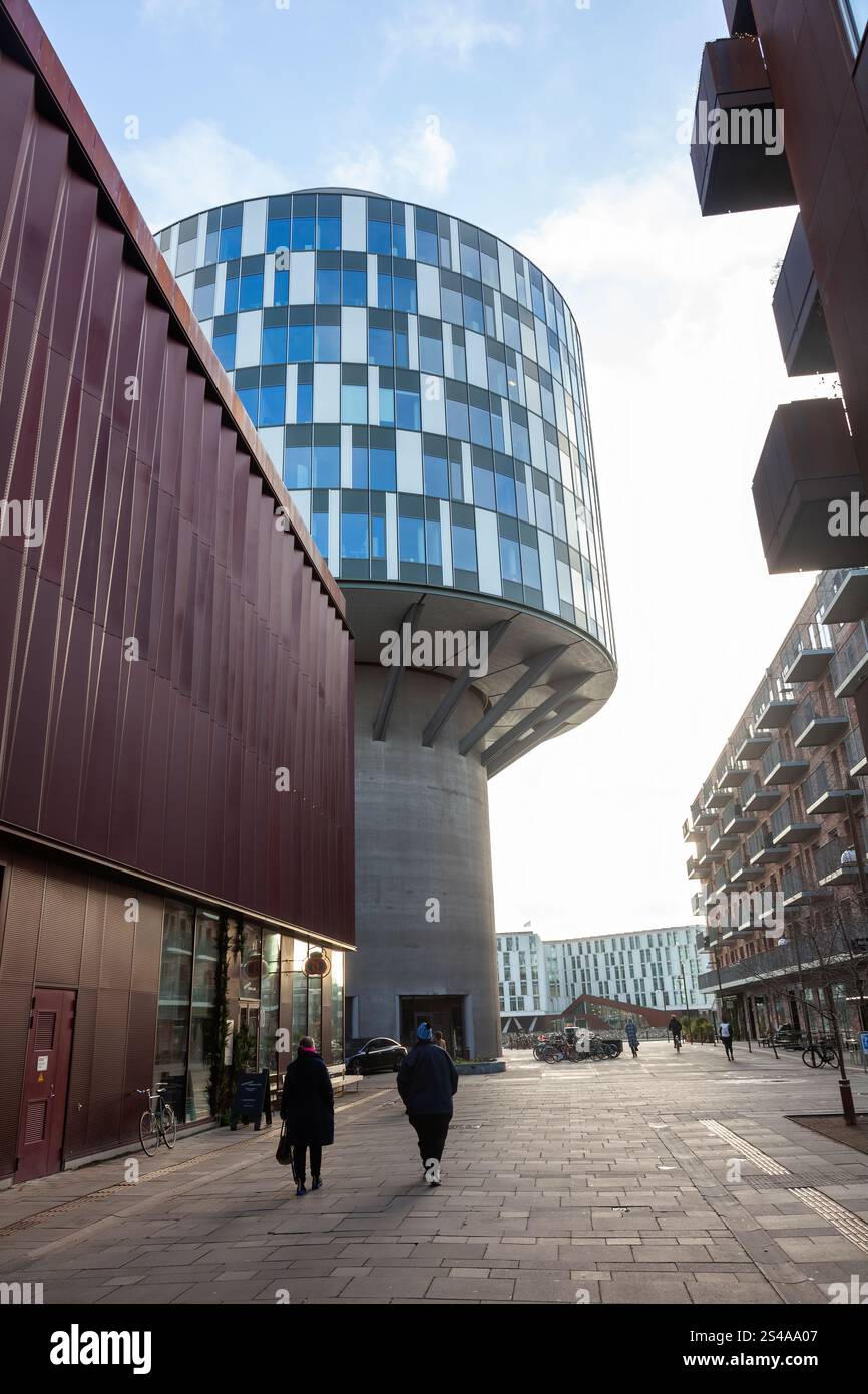 The Silo apartments at Nordhavn, Copenhagen Stock Photo - Alamy