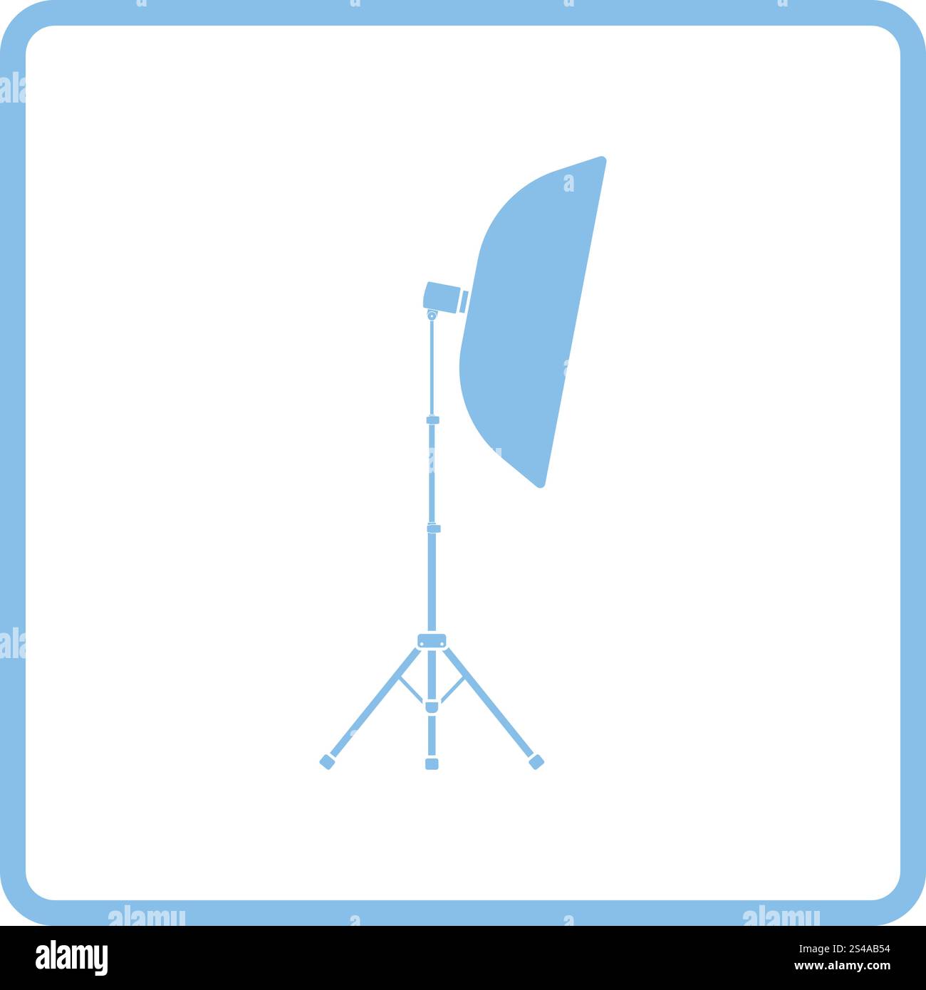 Icon of softbox light. Blue frame design. Vector illustration Stock Vector Image & Art - Alamy