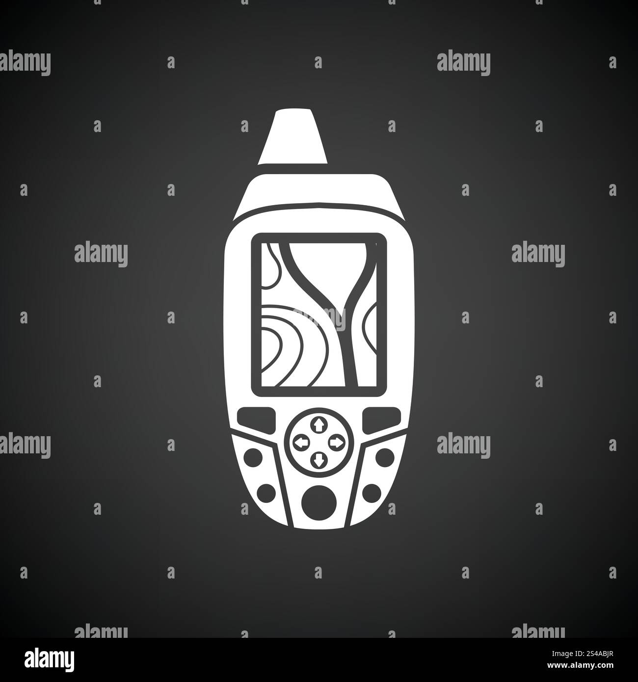 Gps navigation device outdoor Black and White Stock Photos & Images - Alamy