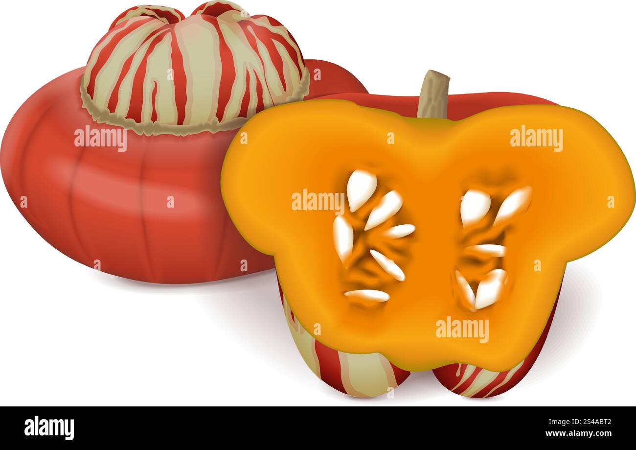 Turk turban squash Stock Vector Images - Alamy