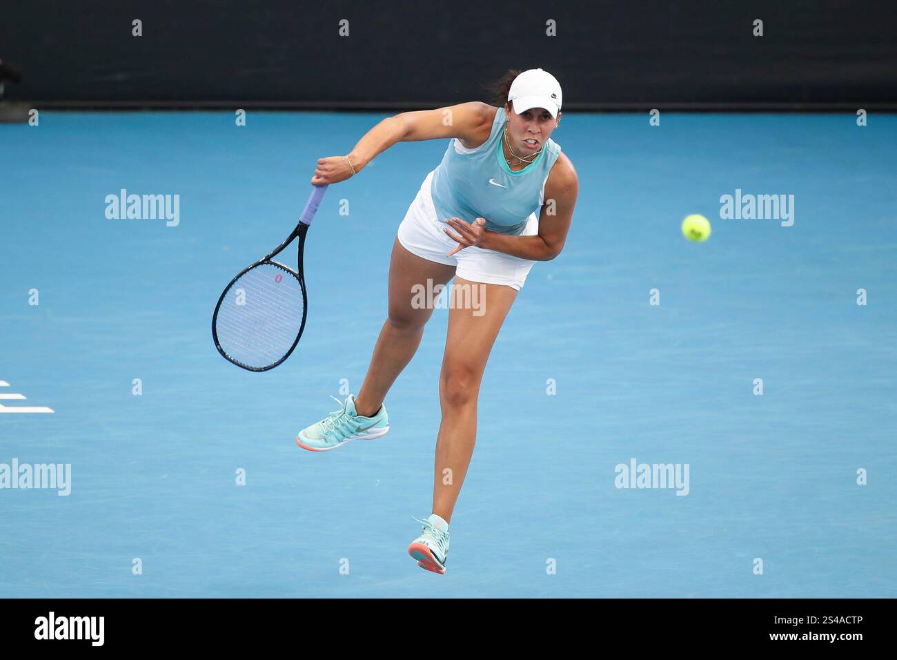 Adelaide, Australia. 11th Jan, 2025. Madison Keys of the USA in the ...