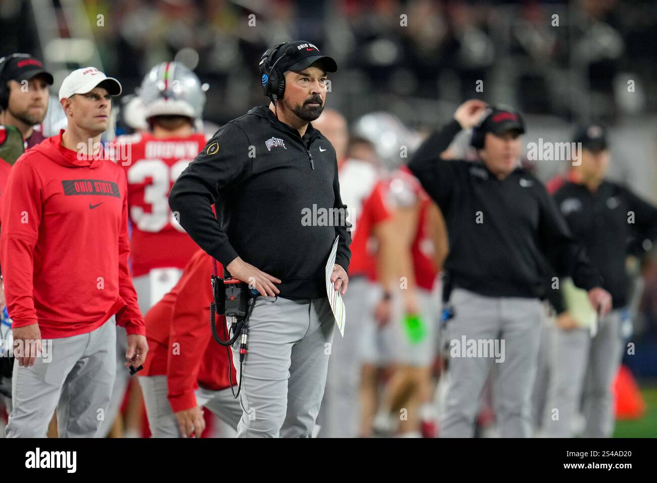 Head coach Ryan Day (Ohio State Buckeyes) USA, Texas Longhorns vs Ohio ...