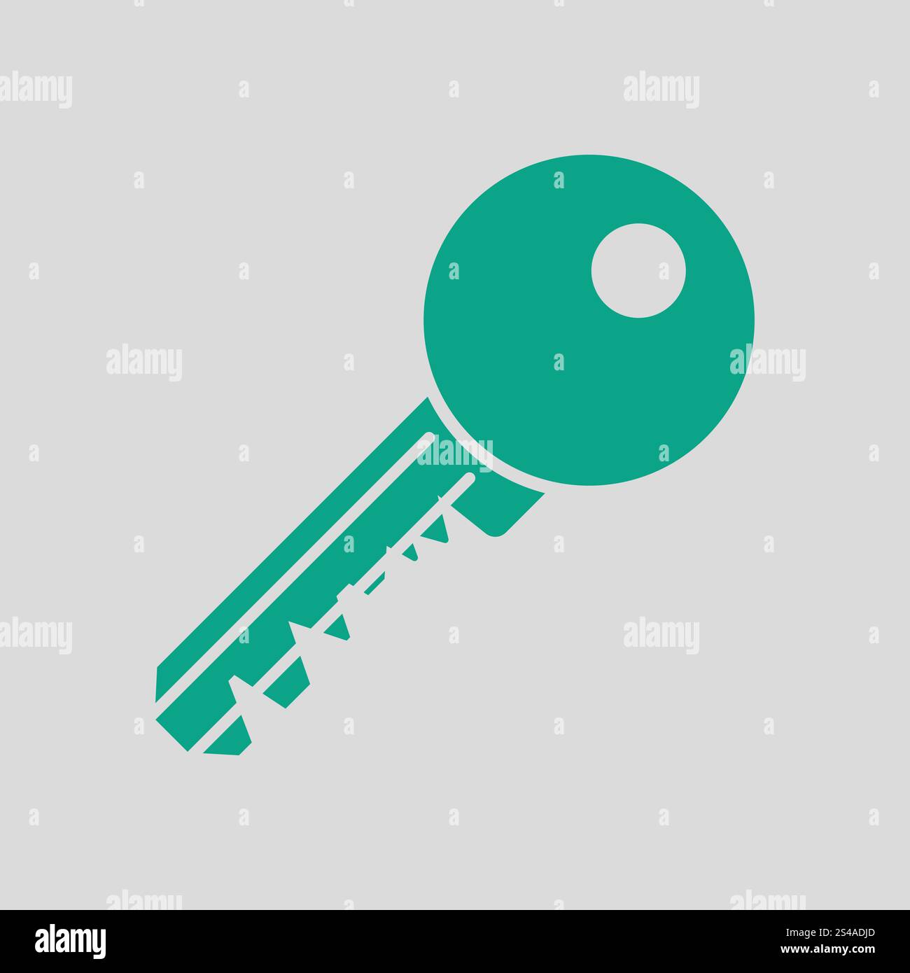 Key icon. Gray background with green. Vector illustration Stock Vector ...