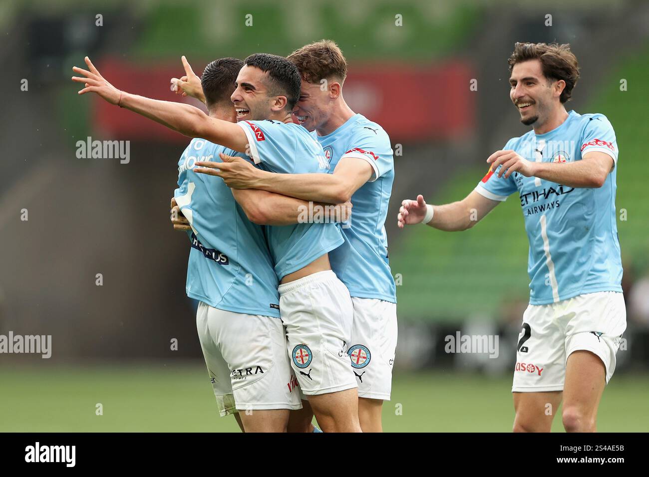 Melbourne, Australia. 11th Jan, 2025. Benjamin Mazzeo of City ...