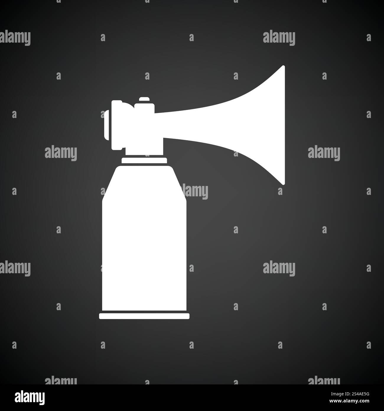 Football fans air horn Stock Vector Images - Alamy