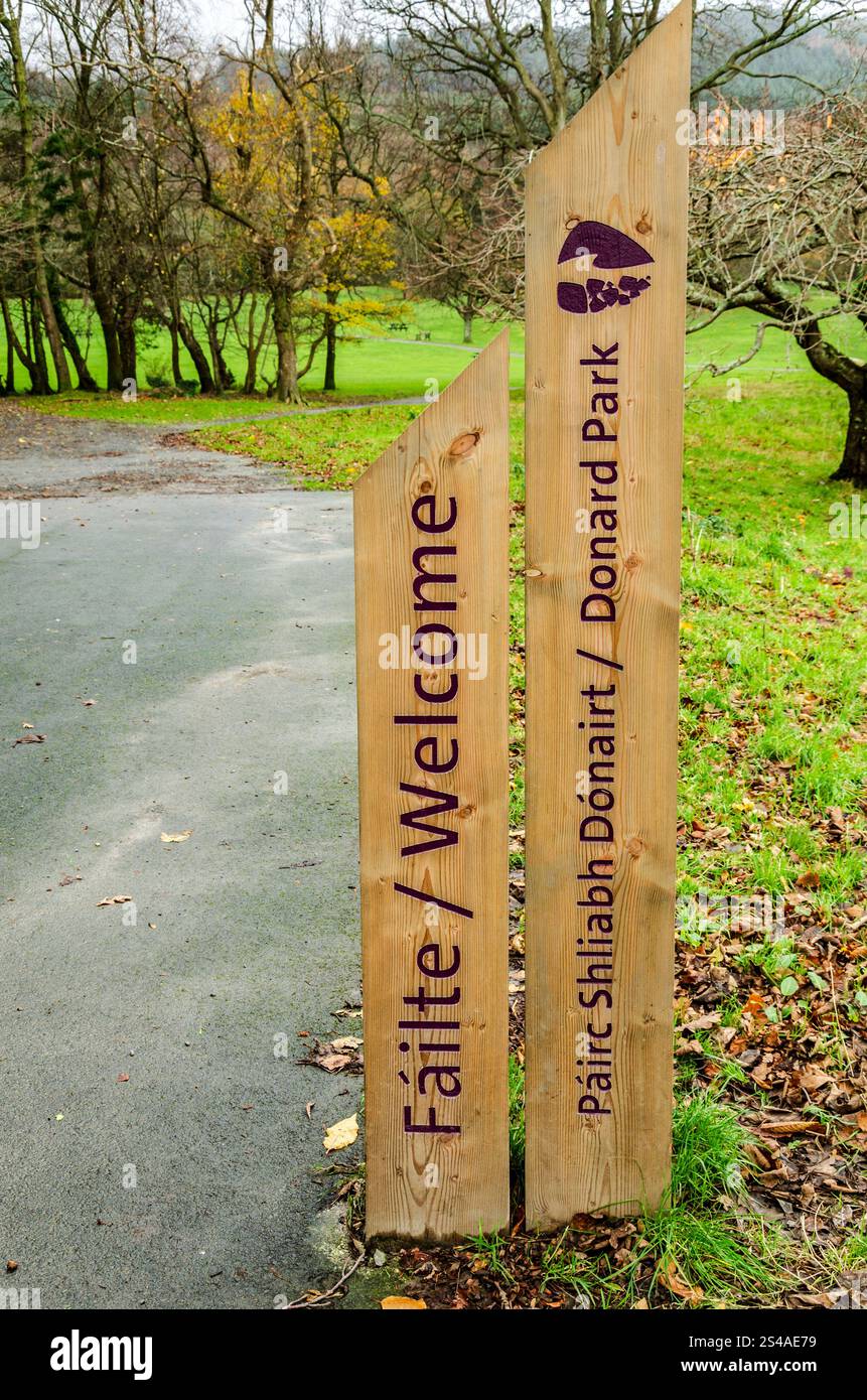 Newcastle County Down Northern Ireland November 30 2024 - Wooden dual ...